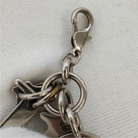 Dior | Accessories | Authentic Christian Dior Key Chains Charm Silver ...